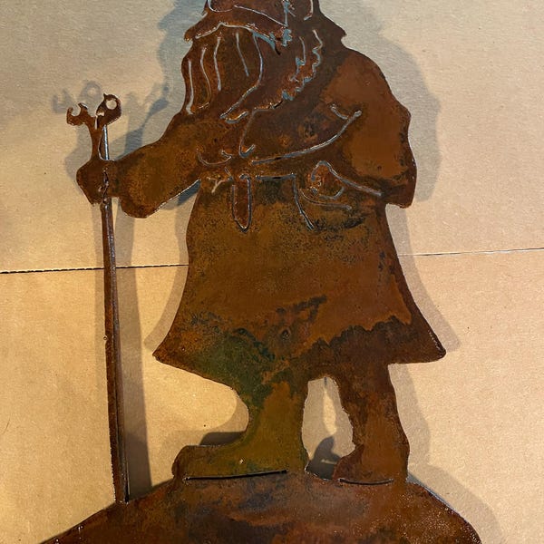 15" Midnight Walker Shadow Caster - Garden Metal Decor - Etsy