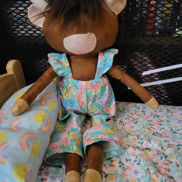 Highland Cow Sewing Pattern PDF - Make a Highland Cow Doll / Stuffed Animal Toy / Cow Décor ...