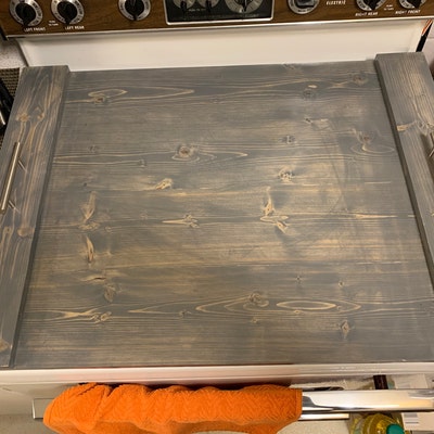 Stove Cover noodle Board Split Monogram - Etsy