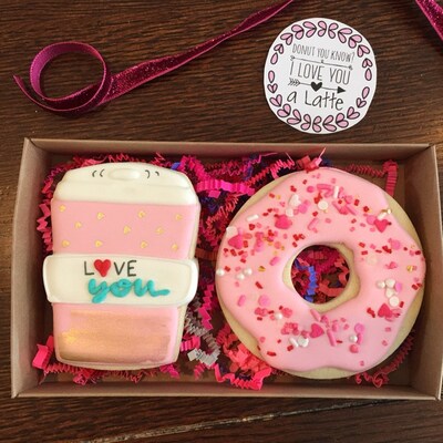 Donut You Know I Love or Like You A Latte Printable Tags - Etsy