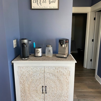 Coffee Sign Coffee Bar Brewed Fresh Daily Self Serve Sign Wood Sign ...