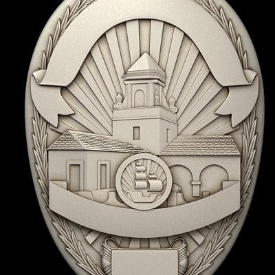 Patterson Police Badge SVG - Etsy UK