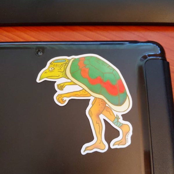 Kappa Sticker - Vinyl Monster Yokai Japanese Demon Folklore Neon ...