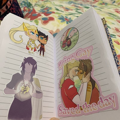 Catradora and Glimbow Camper Van Print Shera Fanart Spop Card Print A5 ...