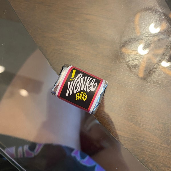 Wonka Chocolate Bar With Golden Ticket (chocolate Included)-one Bar per ...