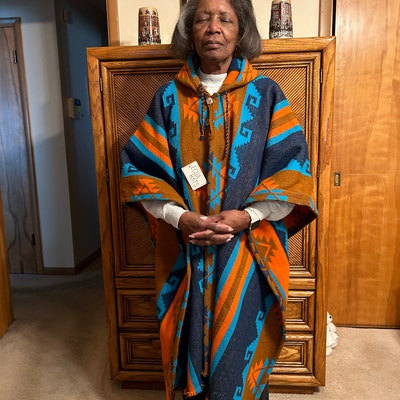 100% Wool Poncho Style Mapuche Made in Ecuador by Milmarte - Etsy