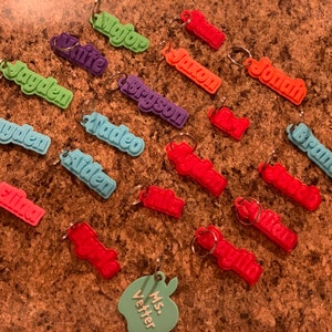 Name Pencil Grip Personalized & 3D Printed Slides On - Etsy