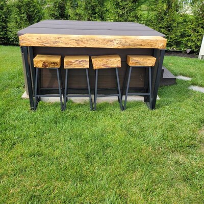 H 40 Inch, Bar Height Pub Table Legs, U Shape, 1 Pair, W5036N - Etsy