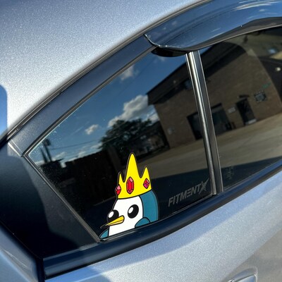 Ice Penguin Peeker Sticker 2 Styles - Etsy