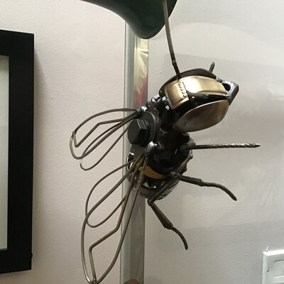 Miller, Rusty Raven Sculpture - Etsy