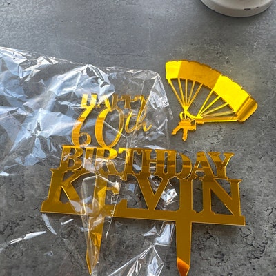 Flight Attendant Cabin Crew Airliner Birthday Cake Topper Decoration ...