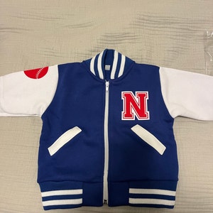 Custom Toddler Varsity Jacket, Kids Varsity Jacket, Keepsake Baby Gift ...