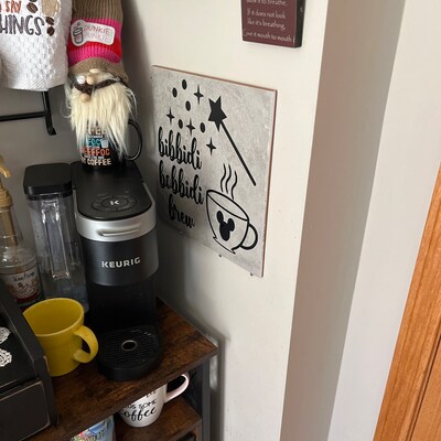 Disney Wood Sign for Coffee Bar - Etsy