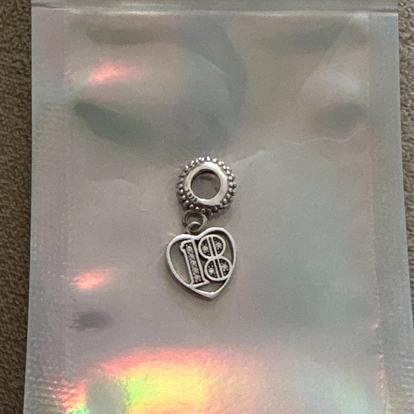 SIMPLE Smooth HEART Charm, 100% Real 925 Sterling Silver, Fits Famous ...