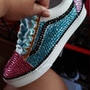 Custom Bling Rhinestone Vans Sneakers Shoes - Etsy