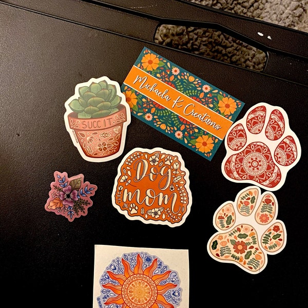 Sticker Bundle | Vinyl Sticker Bundle | Waterproof Stickers | 4 Pack ...