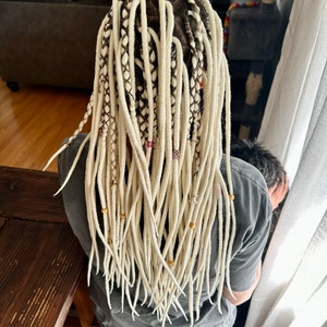 Boho Dreads Wool Double Ended Single Ended Dreads Light Brown - Etsy