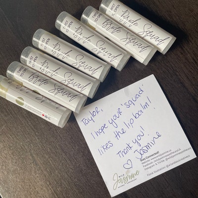 THANK YOU LIPBALM Thank You Gift, Appreciation Gift, Gratitude Gift ...