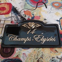 House Name Plaque (script Style) - Etsy UK