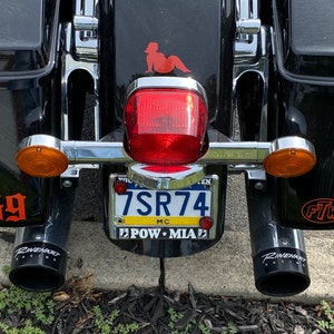 NUMBER 13 DECAL STICKER Outlaw Biker Custom Chopper Motorcycle - Etsy