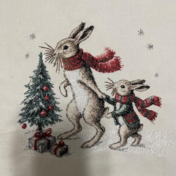The Rabbits Who Gathered Stars - Machine Embroidery Design - Etsy