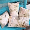 Green, Pink and Aqua and Ivory Floral Pillow Cover / Designer Hamilton ...