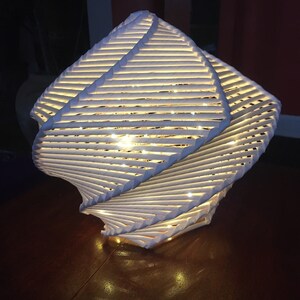Small Handwoven Paper Lantern With Stand - Etsy