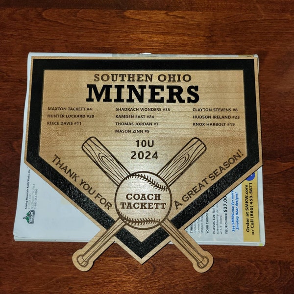 Personalized Wood Acrylic Soccer Coach Plaque 10 Inch - Etsy