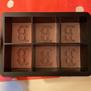 Custom Ice Mold Letter Ice Cubes Monogram Ice Mold - Etsy