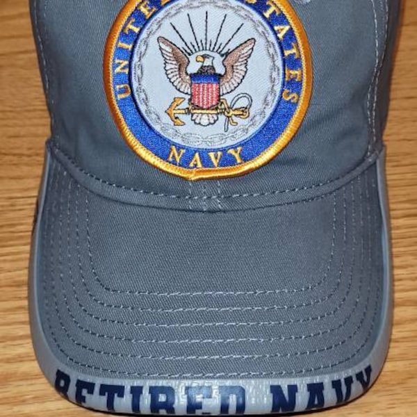 Custom U.S. Navy Hat With Custom Brimmtrimm Hat Accessory Brim ...