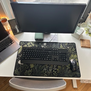 Anime Cafe Desk Mat, Lofi Aesthetic Large Mousepad, Serene Academia ...