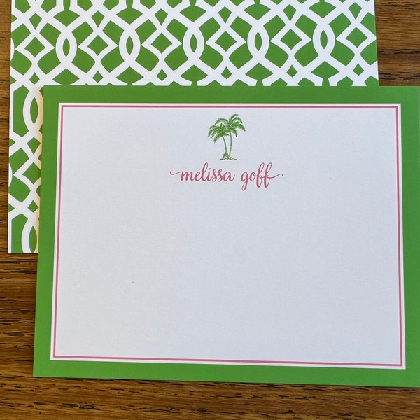Signature Flat Notecards - Custom Printed Correspondence Card ...