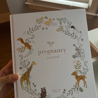 My Pregnancy Journal, Expectant Mother Gift, Pregnancy Planner Animals ...