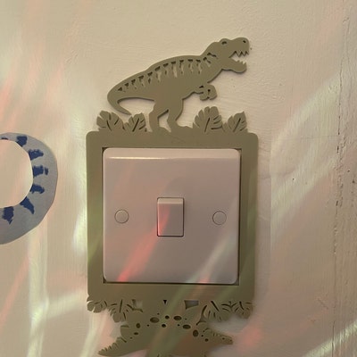 Dinosaur Light Switch Surround, Dino Play Room Decor, T-rex Theme ...