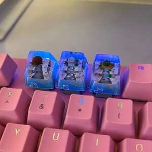 Kawaii Rabbit Carrot Cute Keycap Inspired Resin Artisan - Etsy