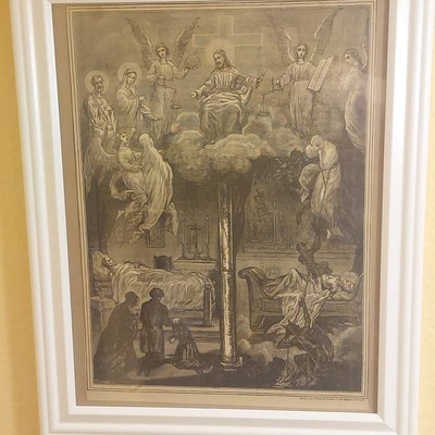 Large Antique Catechism Print From France, first Commandment: I Am the ...