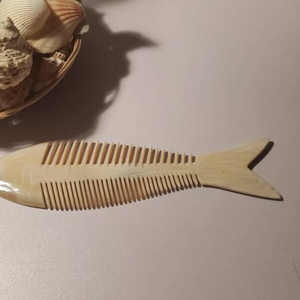 2 Combs From Buffalo Horn, Buffalo Horn Comb, Comb for Men, Comb for ...