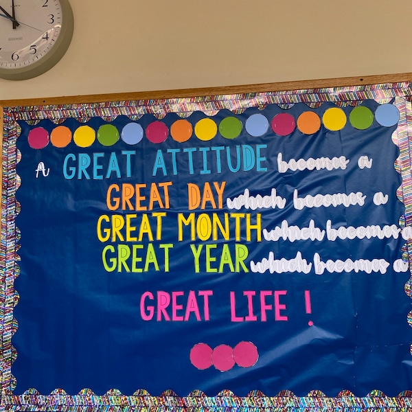 A Great Day Bulletin Board, Printable Bulletin Board, Teacher Decor ...