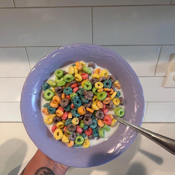 Hanging Faux Food Cereal Wall Art Decor Bespoke Lucky Charms Fruit ...
