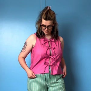 Syd Tie Top PDF Sewing Pattern Size Inclusive 0-34 Beginner Friendly ...