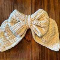 CROCHET PATTERN | Crochet Fishnet Bow - Easy Crochet Bow Tie for ...