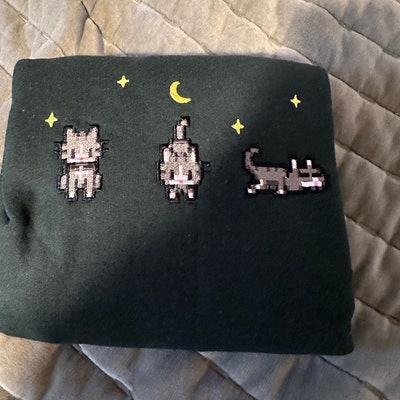 EMBROIDERED Stardew Valley Cat Sweatshirt, Perfect Gift for Gamers ...
