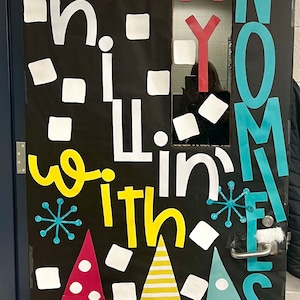 GNOME DOOR Classroom Bulletin Board Door Decor Back to School Door Set ...