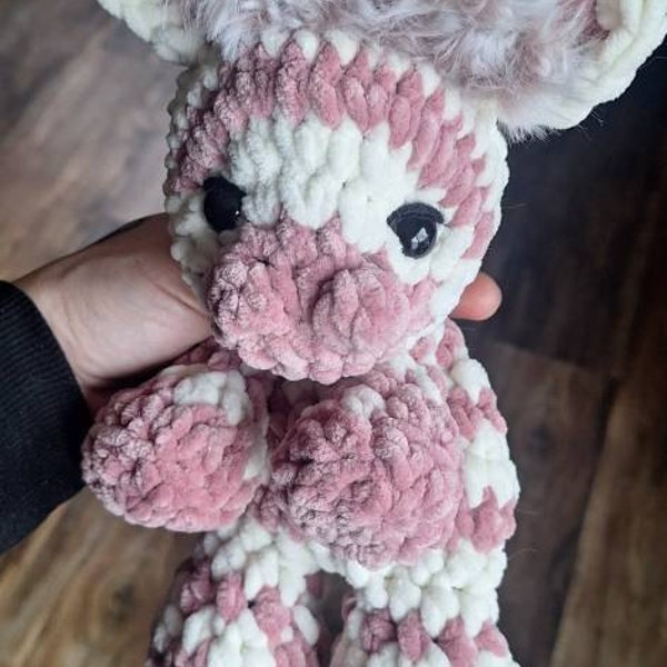 Lenni the Lamb Crochet Pattern | No Sew Low Sew Crochet Amigurumi ...