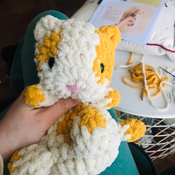 Bitty Kibbles Kitty / Kitty Crochet Pattern / Kitten Crochet - Etsy