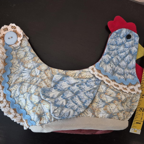 Chicken Basket PDF Tutorial With Pattern, Easter DIY Fabric Project for ...