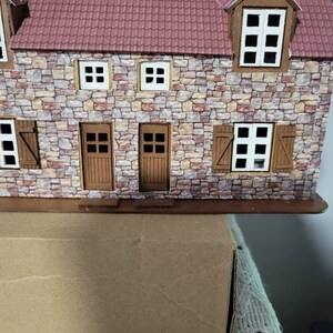 New 16 Sheets Dollhouse 1/12 Scale Wall Brick Stone 20x28cm Each Sheet ...