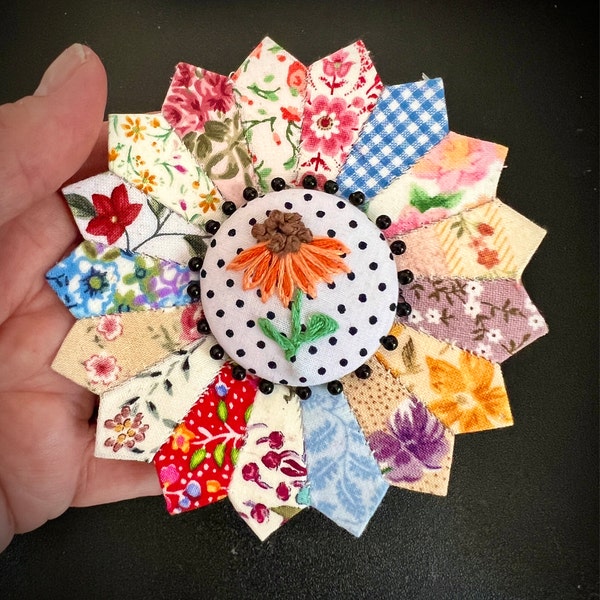 MINI DRESDEN Flower EPP Templates | Two Sizes Included - Etsy UK