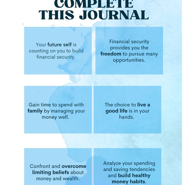 Digital Money Journal Financial Planner Budget Tracker Debt Free ...