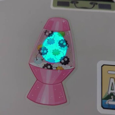 Pink Blob Charm Acrylic Keychain Waterproof Blue Blob Happy Friend - Etsy